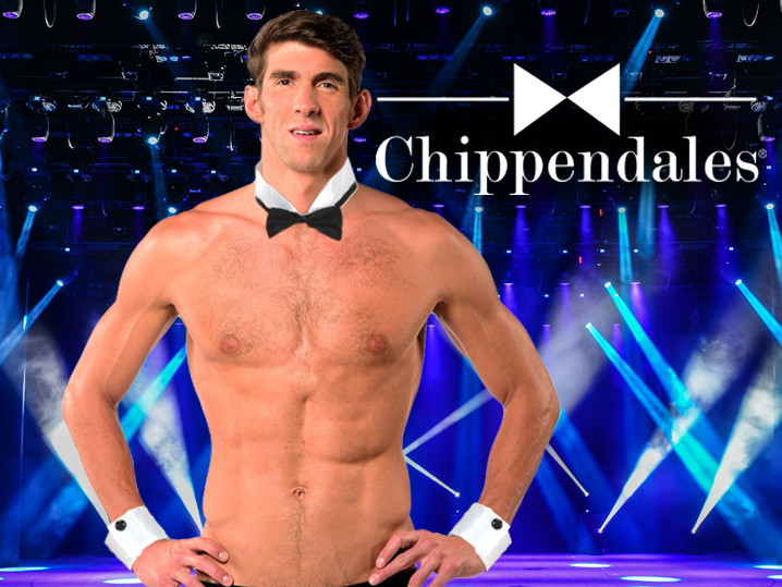 Michael Phelps Chippendales Wants A Piece After Asu Speedo Stunt