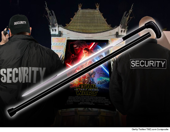 'Star Wars' Premiere: Man Busted Bringing Knife to a Lightsaber Fight ...